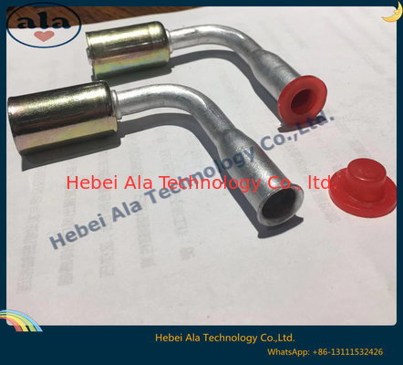 #6 #8 #10 #12Quick joint with Iron jacket Auto air conditioning fitting 90 Degree ac hose fitting hose end connecto