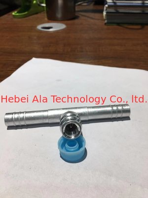 Through pipe fittings R134a High Low Pressure valve air conditioning Hose fitting A/C Hose fittings with R134a port