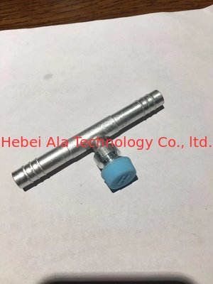 Through pipe fittings R134a High Low Pressure valve air conditioning Hose fitting A/C Hose fittings with R134a port