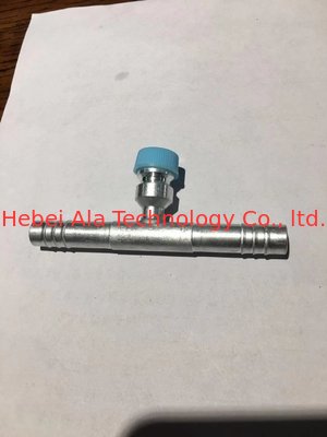 Through pipe fittings R134a High Low Pressure valve air conditioning Hose fitting A/C Hose fittings with R134a port