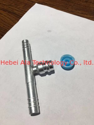 Through pipe fittings R134a High Low Pressure valve air conditioning Hose fitting A/C Hose fittings with R134a port