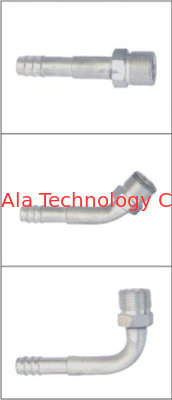 #6 #8 #10 #12 Al joint with R12 valve (Female O-Ring)/Straight 45° 90°Shape / auto air conditioning hose fitting