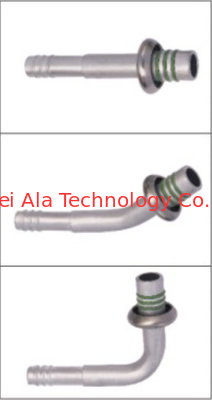 #6 #8 #10 #12 Al joint with R12 valve ( Female Flare)/Straight 45° 90°Shape / auto air conditioning hose fitting