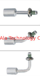 #6 #8 #10 #12 Al joint with R134a high & low pressure valve ( Female O-Ring) / auto air conditioning hose fitting