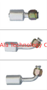 #6 #8 #10 #12 Al joint with R134a high & low pressure valve ( Female O-Ring) / auto air conditioning hose fitting