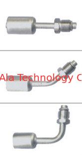 #6 #8 #10 #12 Al joint with R134a high & low pressure valve ( Female O-Ring) / auto air conditioning hose fitting