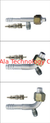 #6 #8 #10 #12 Al joint with iron jacket R12 valve (Female Flare) / auto air conditioning hose fitting