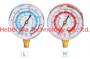 Auto AC Tool R134A/R22/ shockproof high precision Gauge head for anti-collision Gauge set