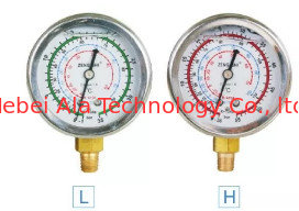 Auto AC Tool 134A shockproof oil Gauge with sheath