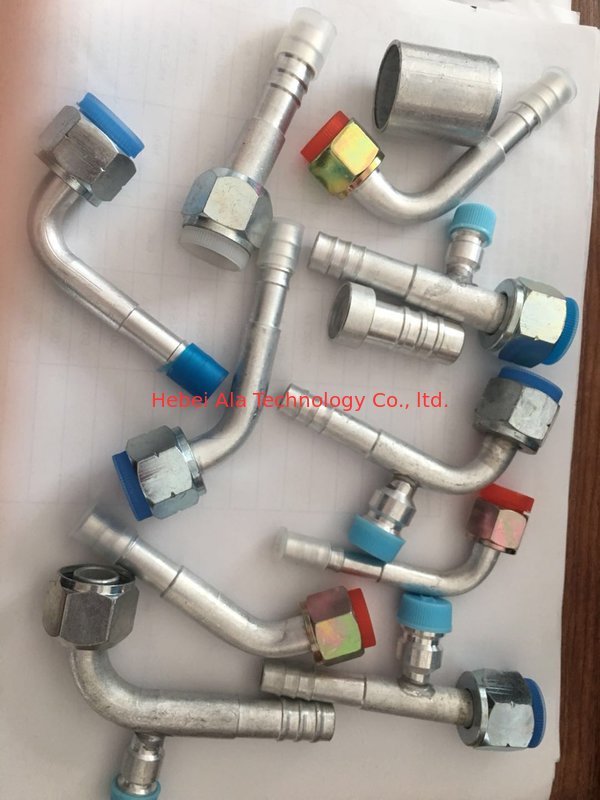 #6 #8 #10 #12 R134a Straight Barbed O-Ring Female Fitting for AC Air Conditioning Reduced Barrier Hose