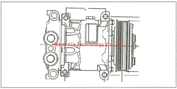 ALA22321 SANDEN A/C COMPRESSOR SANDEN 4013 A/C COMPRESSOR 4440 A/C COMPRESSOR
