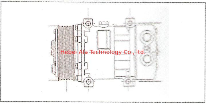 ALA22363 SANDEN A/C COMPRESSOR SANDEN 4418 A/C COMPRESSOR T1 A/C COMPRESSOR