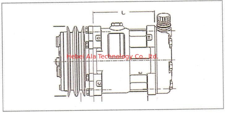 ALA22368 SANDEN A/C COMPRESSOR SANDEN 4433/4484 A/C COMPRESSOR EAR A/C COMPRESSOR