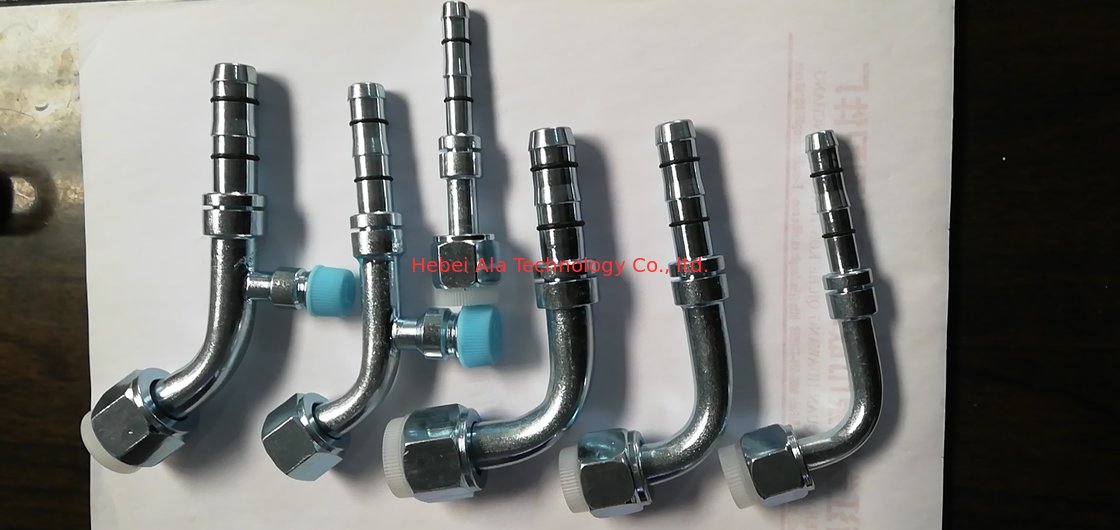 Transport refrigeration R404a Air Conditioning hose Iron fittings  Truck Refrigerant R404a A/C hose steel fittings