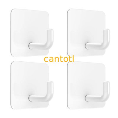 No Drilling Wall Mounted Stainless Steel Sticky Hangers Wall Hooks Adhesive Hooks