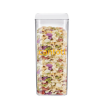 Eco-Friendly BPA Free 3 Piece 1.9L Set Plastic Airtight Food Storage Container with Easy Lock Lids