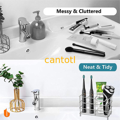 Single Marble Stone Stainless Steel Toothpaste Holder Stand Bathroom Accessories Organizer Toothbrush Holder