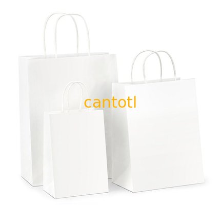 Recyclable Printing Carrying Bag Customized Logo Large Heavy Duty Kraft Paper Bag
