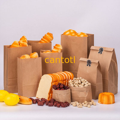 Custom Size Package Paper Bag Kraft Paper Shopping Bag without Handle