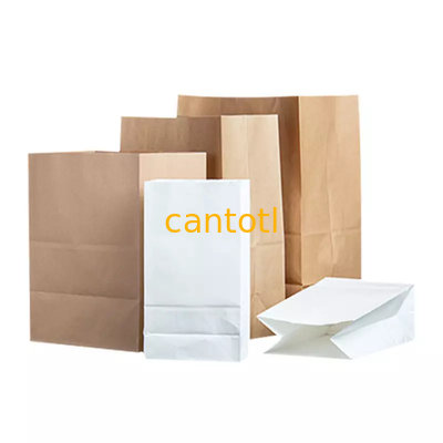 Custom Size Package Paper Bag Kraft Paper Shopping Bag without Handle