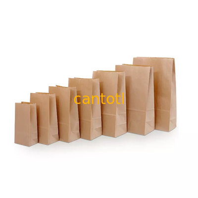Custom Size Package Paper Bag Kraft Paper Shopping Bag without Handle