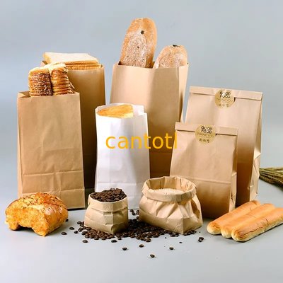 Custom Recycled Brown Paper Bag Kraft Paper Bag with Logo Printed