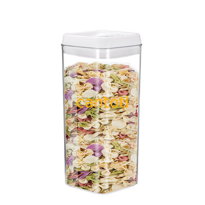 BPA free Customized Square Type Set Of 3pcs Plastic Airtight Food Storage Box