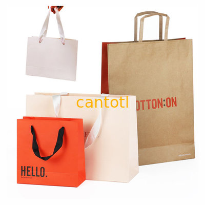 Easy-to-use Sturdy Kraft Gift Bag Paper Shopping Bags with Handle