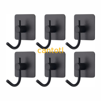 Heavy Duty Sticky Holder Waterproof Aluminum Towel Hooks for Hanging Coat, Hat, Key, Clothes