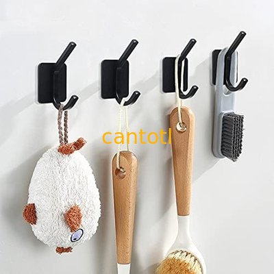 Heavy Duty Wall Hooks Waterproof Aluminum Hooks Adhesive Hooks
