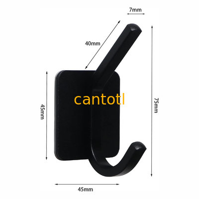 Heavy Duty Wall Hooks Waterproof Aluminum Hooks Adhesive Hooks