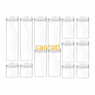 Pack of 14 BPA-Free Airtight Organizers Food Storage Containers for Kitchen Organization
