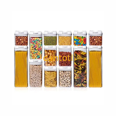 Pack of 14 BPA-Free Airtight Organizers Food Storage Containers for Kitchen Organization