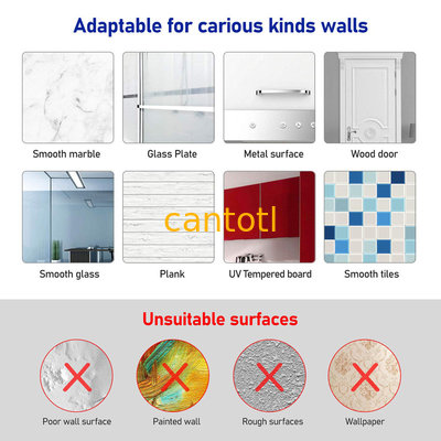 Waterproof and Rustproof Wall Hooks Large Adhesive Hooks for Kitchen, Bathroom, Home and Office