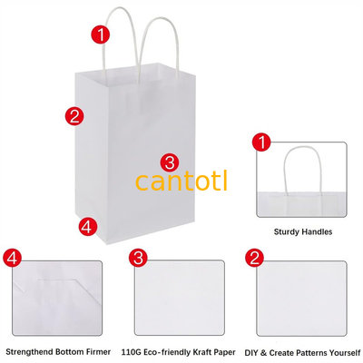 Eco-friendly Rugged Kraft Bags with Handles for Every Occasion