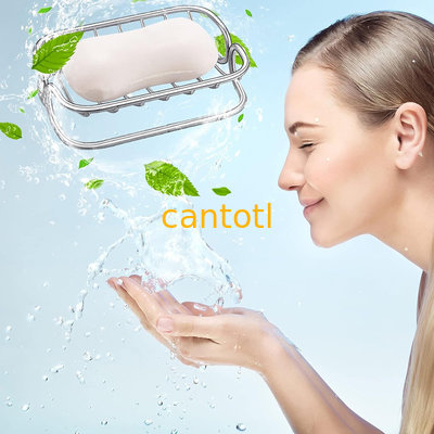 Rust Proof Draining Bar Soap Dish Stainless Steel Shower Soap Holder for Shower Bathroom Kitchen Sink