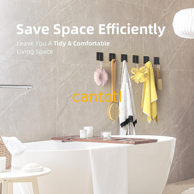 Multi-function Stable Improved Shower Hooks Adhesive Hooks for Kitchen, Bathroom and Bedroom