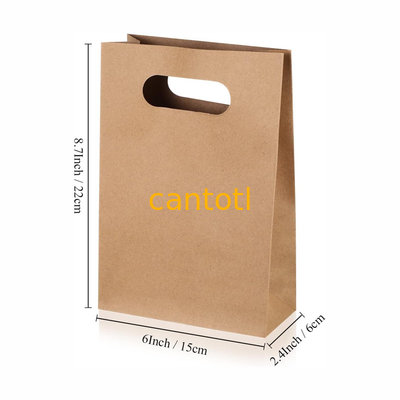 Brown Paper Gift Bags Birthday Party Favor Bags Gift Wrap Bags Kraft Paper Bags with Handle