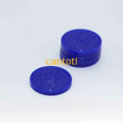 Customized Emboss Printing Sticker Logo Plastic Token Coins for Souvenir and Activity