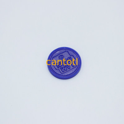 Customized Emboss Printing Sticker Logo Plastic Token Coins for Souvenir and Activity