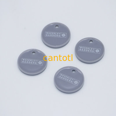 Colorful Customized Logo Plastic Trolly Coins for Supermarket