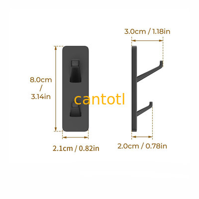 Anti-rust Coating Durable Premium Aluminum Wall Hangers Hooks