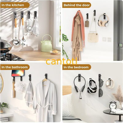 Anti-rust Coating Durable Premium Aluminum Wall Hangers Hooks