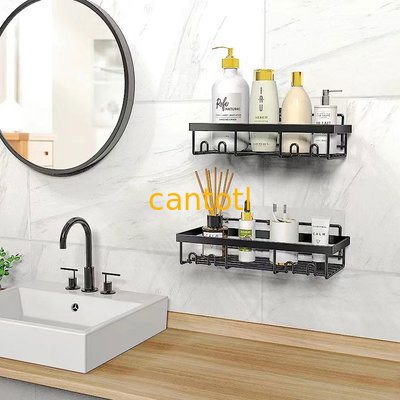 Home Farmhouse Wall Inside Organization and Storage Decor Accessories Shower Caddy Shelf Organizer Rack