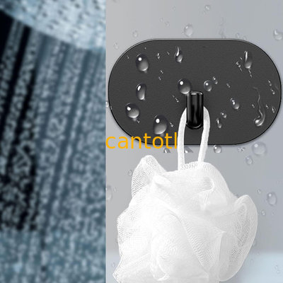 Rust-Proof Adhesive Hooks Heavy Duty Stick On Wall Hooks Stainless Steel Kitchen Bathroom Hooks