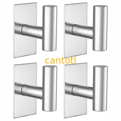 Stainless Steel Wall Towel Hooks Door Hooks for Kitchen and Bathroom