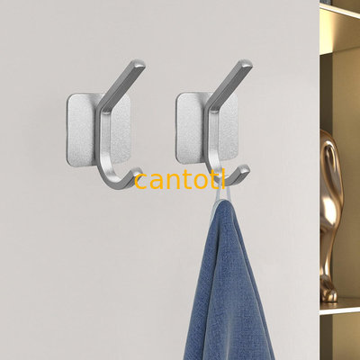Sturdy and Durable Adhesive Hooks for Bathroom Kitchen Bedroom Office School Hotel Store and Easy to Clean