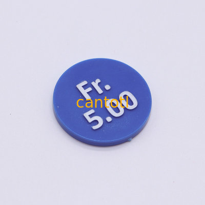 Embossed Customized Colorful Plastic Token Coins for Promotion