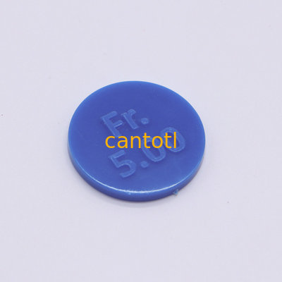 Embossed Customized Colorful Plastic Token Coins for Promotion