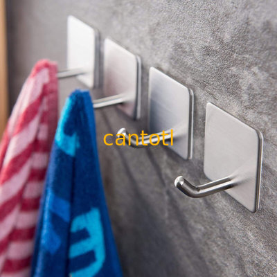 Adhesive Hooks Office Hooks Hanging Keys for Kitchen Stick on Wall